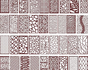 26 Simple Patterns ,panel Templates ,cnc Files for Router Faber ,vector ...