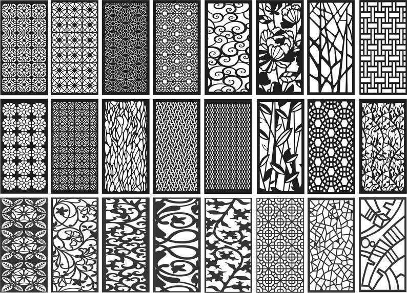 Cnc Files for Wood 300 File Dxf Laser Plasma Designs for Cut - Etsy