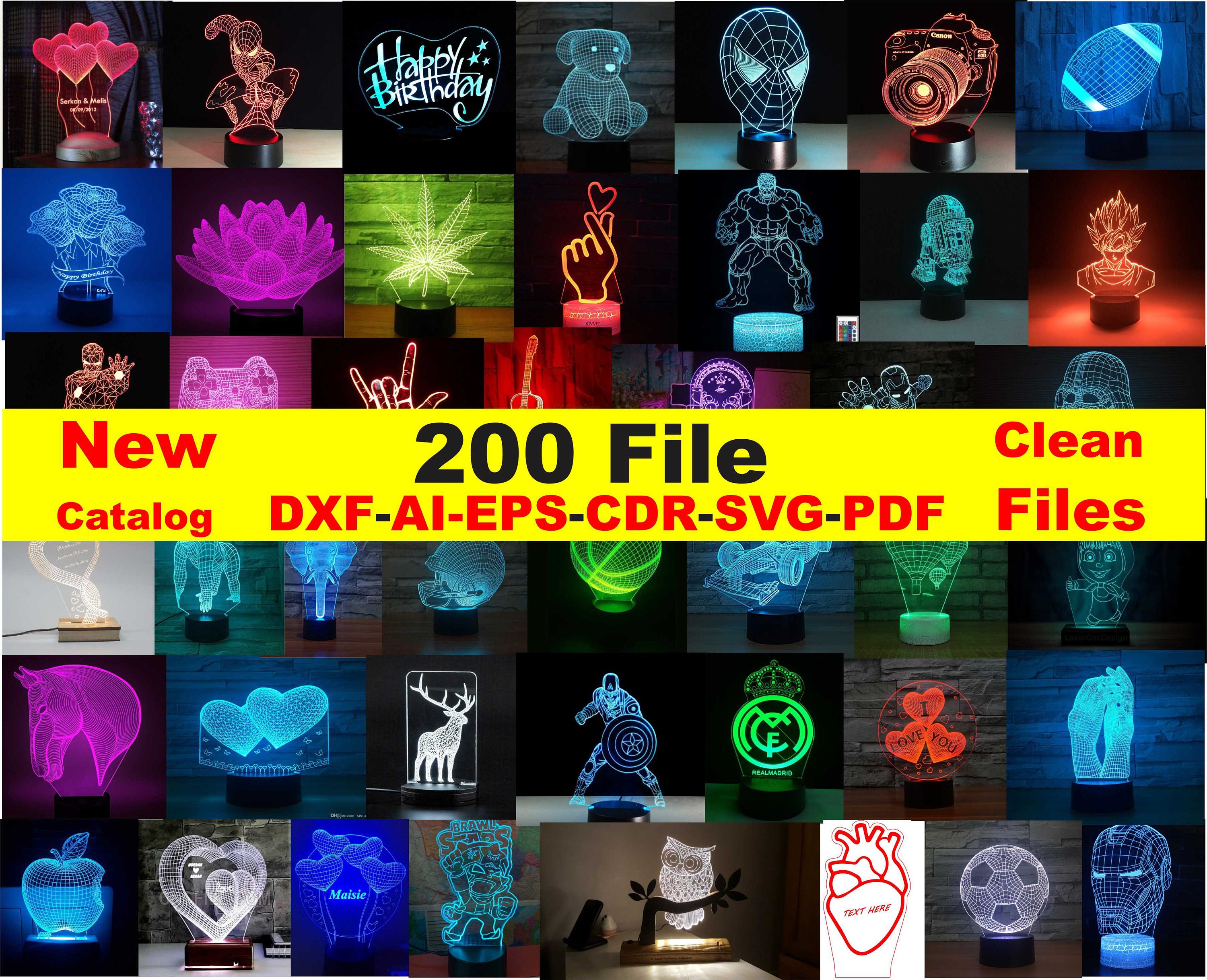 3D Led Lamp,led Nghit Lghit,catalog 3d Led Lamp,3d Illusion Acrylic ...
