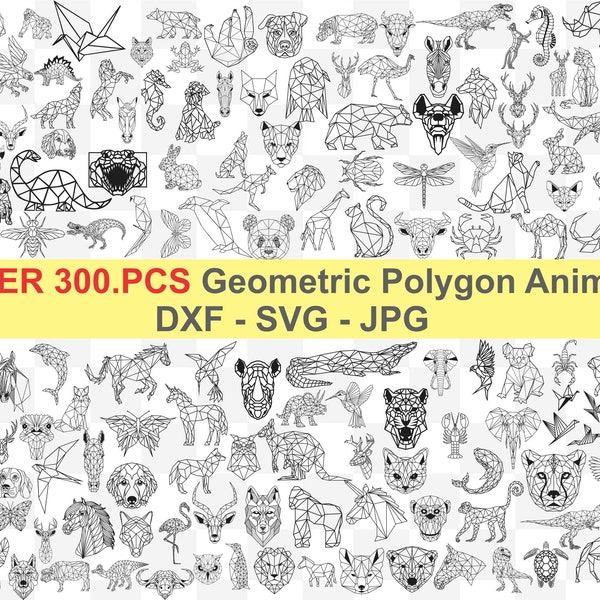 Geometric Animals - Etsy