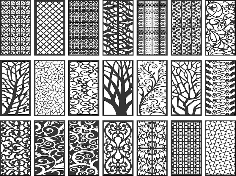 Cnc Files for Wood 300 File Dxf Laser Plasma Designs for Cut - Etsy