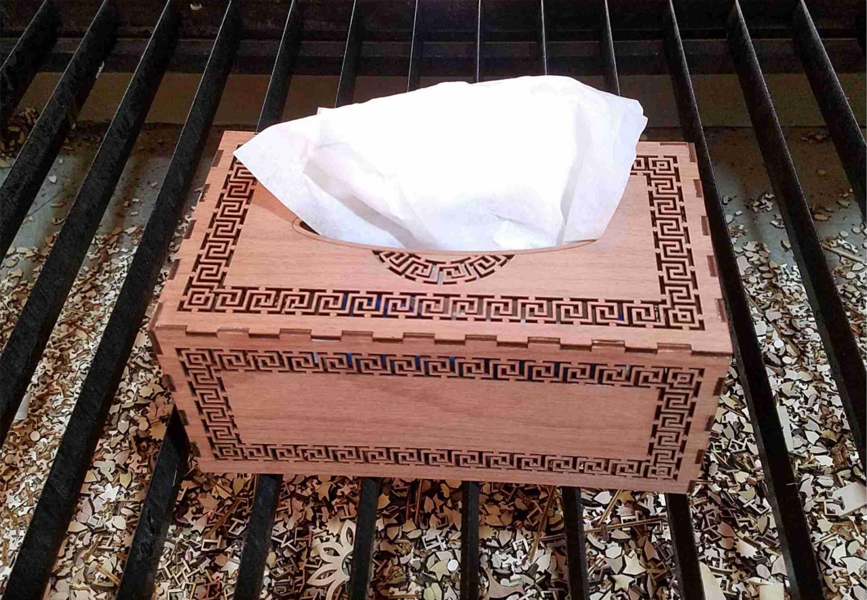 Tissue Box Cover Dxf,svg,pdf,ai,file Vector Laser Cut /,tissue Box Svg ...