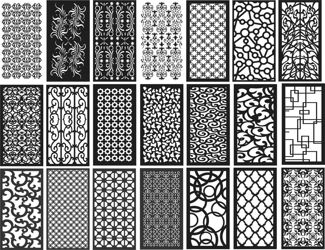 Cnc Files for Wood 300 File Dxf Laser Plasma Designs for Cut | Etsy