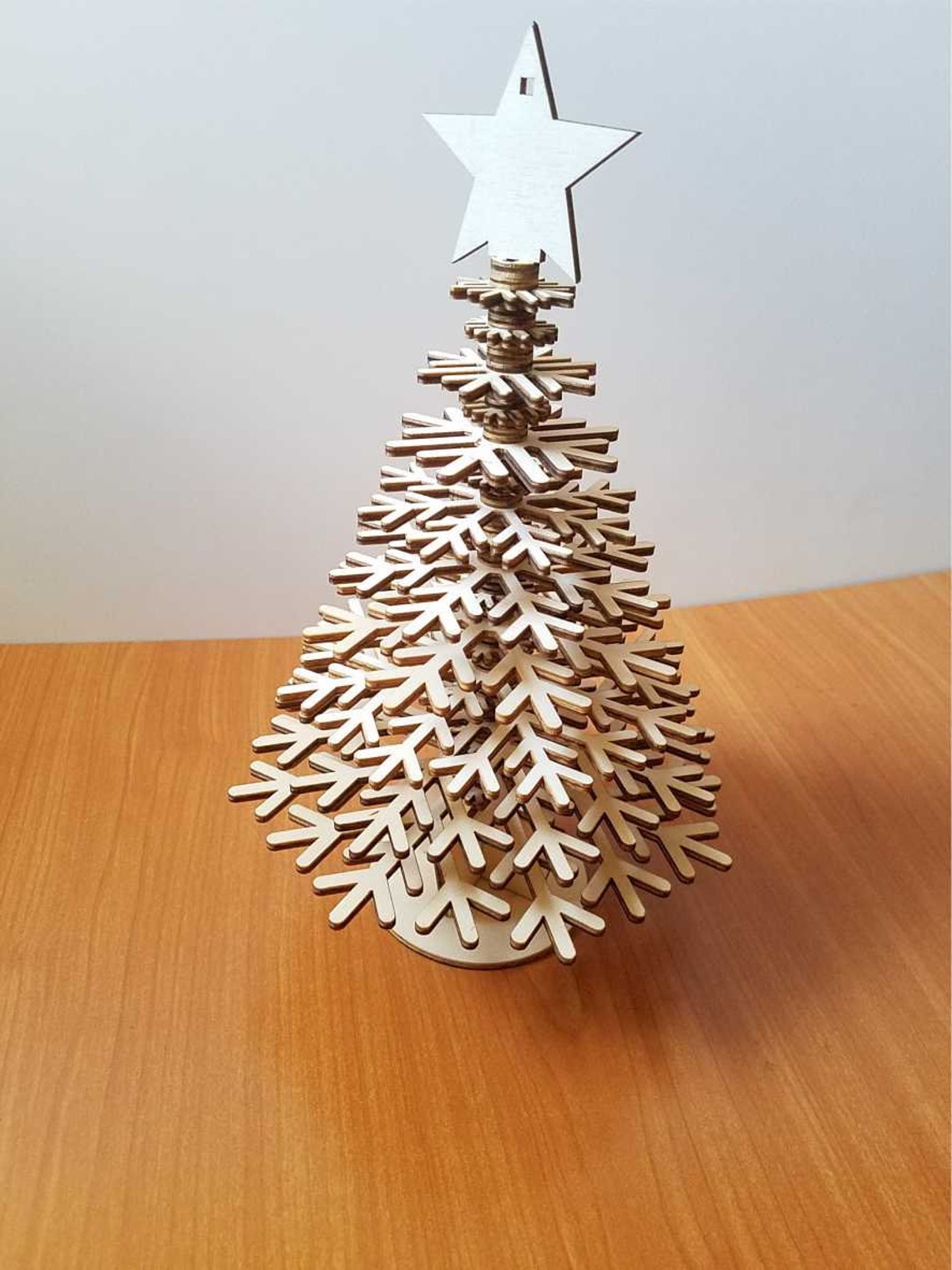 Tree Christmas tree Wooden laser Cut cnc Template Svg File - Etsy