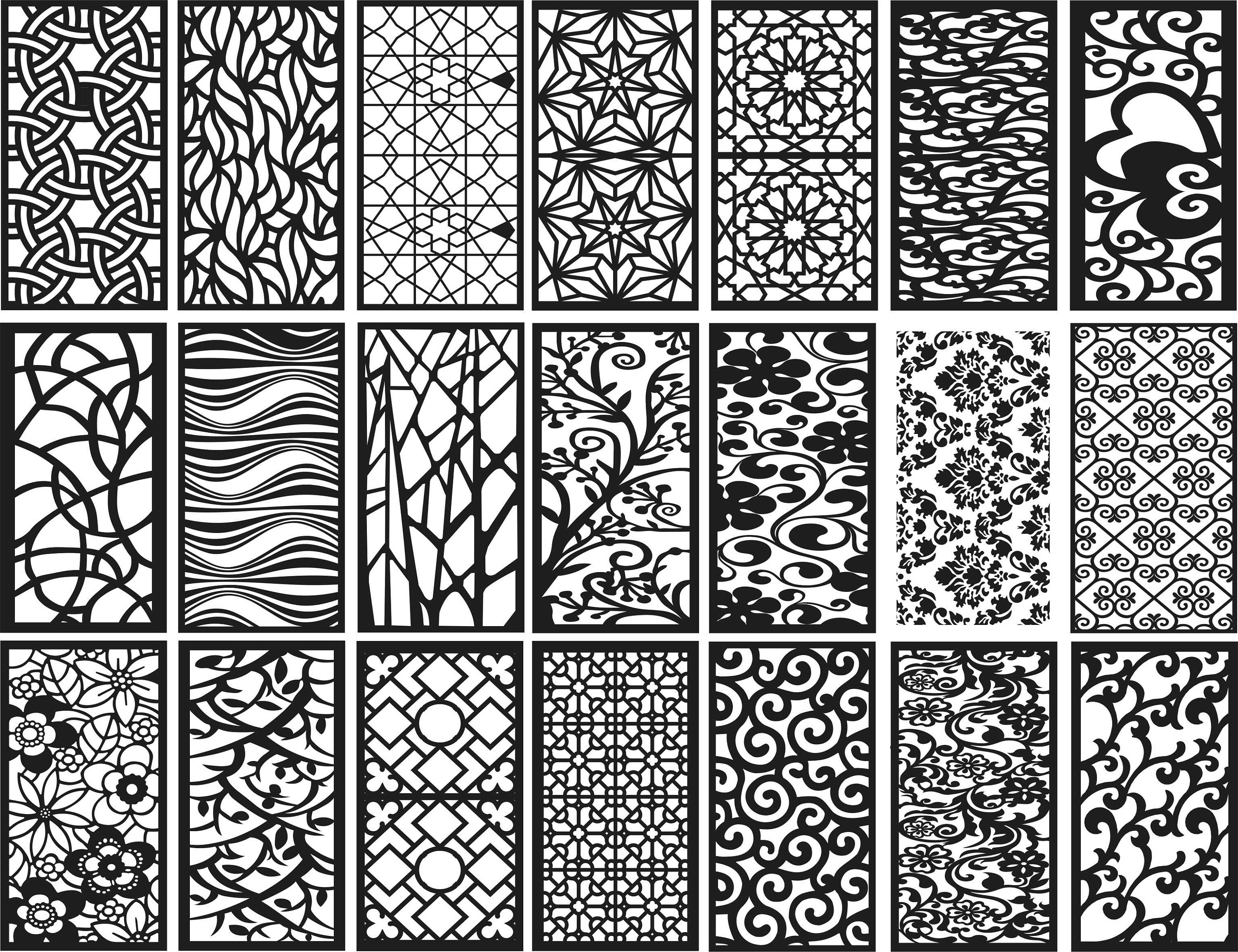 Cnc Files for Wood 300 File Dxf Laser Plasma Designs for Cut | Etsy Canada