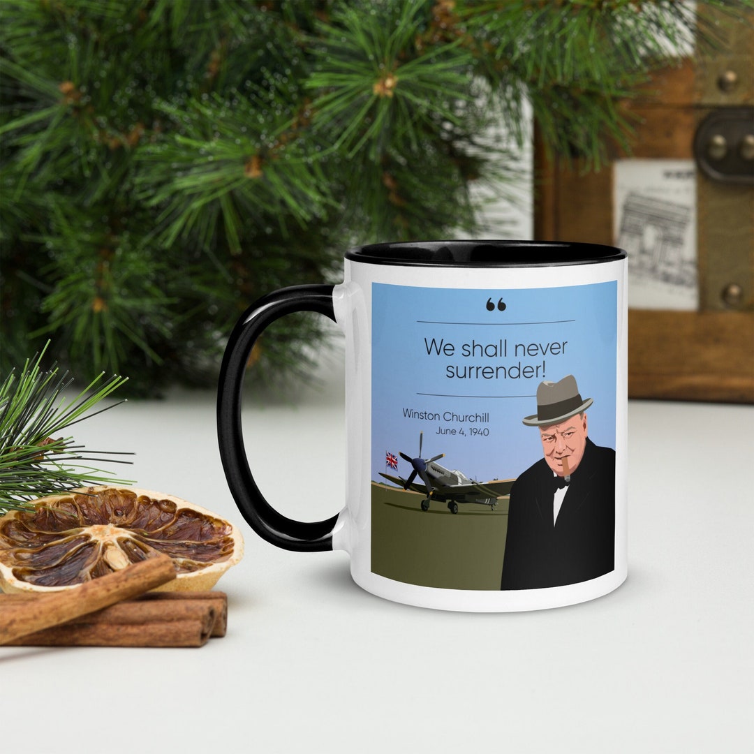 Winston Churchill Mug english Version - Etsy