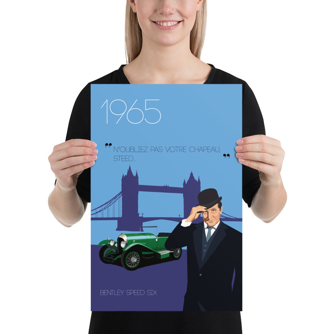 Poster John Steed french Version - Etsy