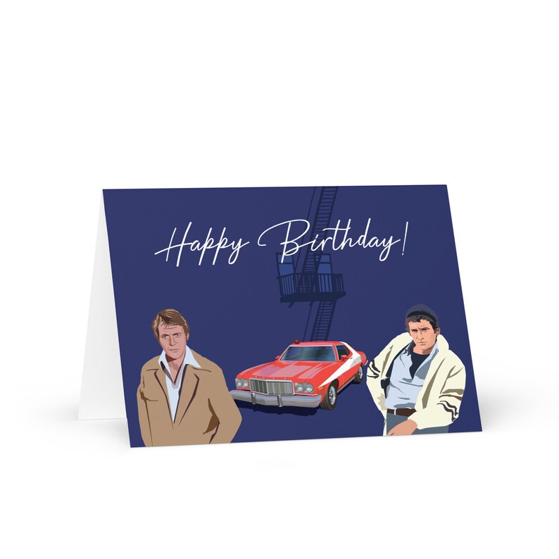 Starsky & Hutch Customizable Birthday Card - Etsy