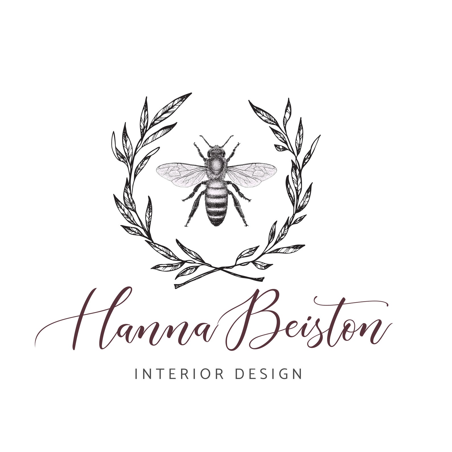 Premade Vintage Photography Bees Bee Wax Candles Candle Logo Botanical ...