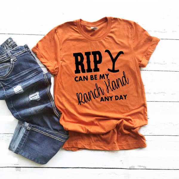 Rip Can Be My Ranch Hand Any Day Svg Etsy