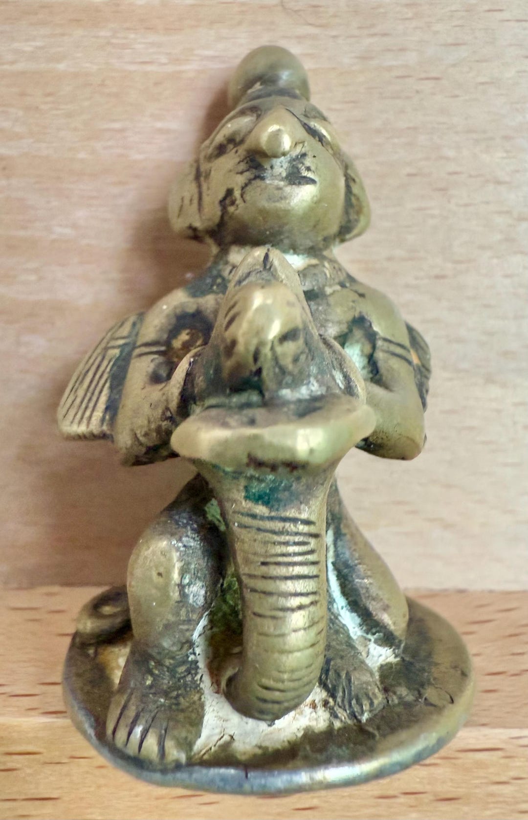 Antique Indian Brass Garuda Figure, Indian Solid Brass Tribal Folk Art ...