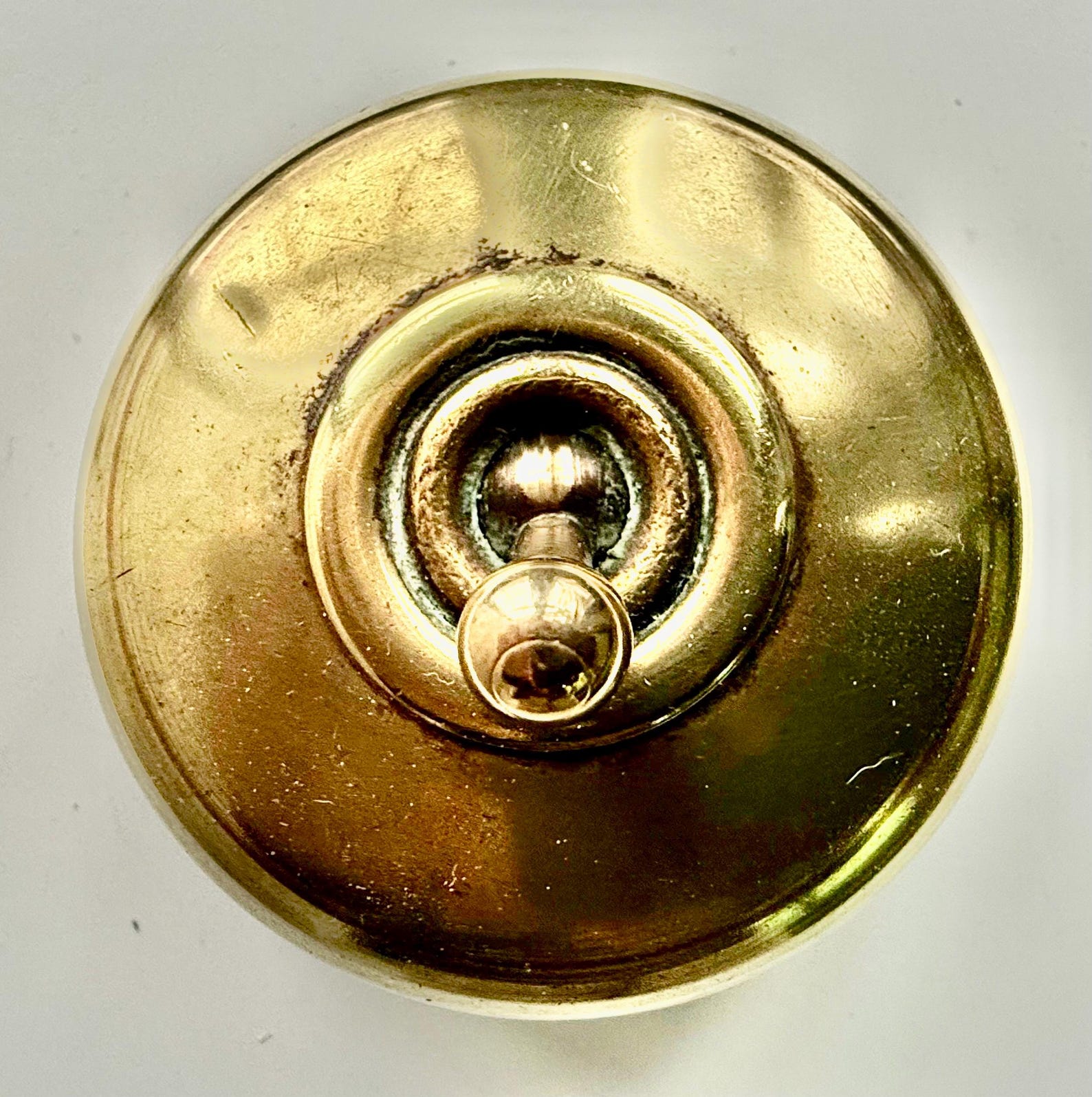 Antique English Brass Light Switch. - Etsy