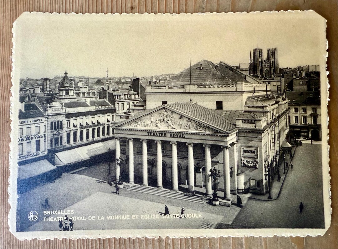 Vintage Brussels Belgium Real Photo Postcards - Set of 8 European ...