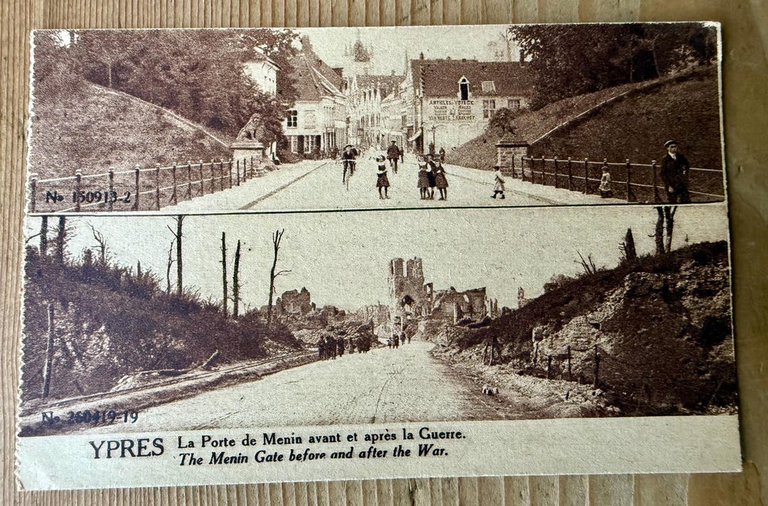 WW1 Ypres Real Photographic Postcards - Military Memorabilia Ephemera ...