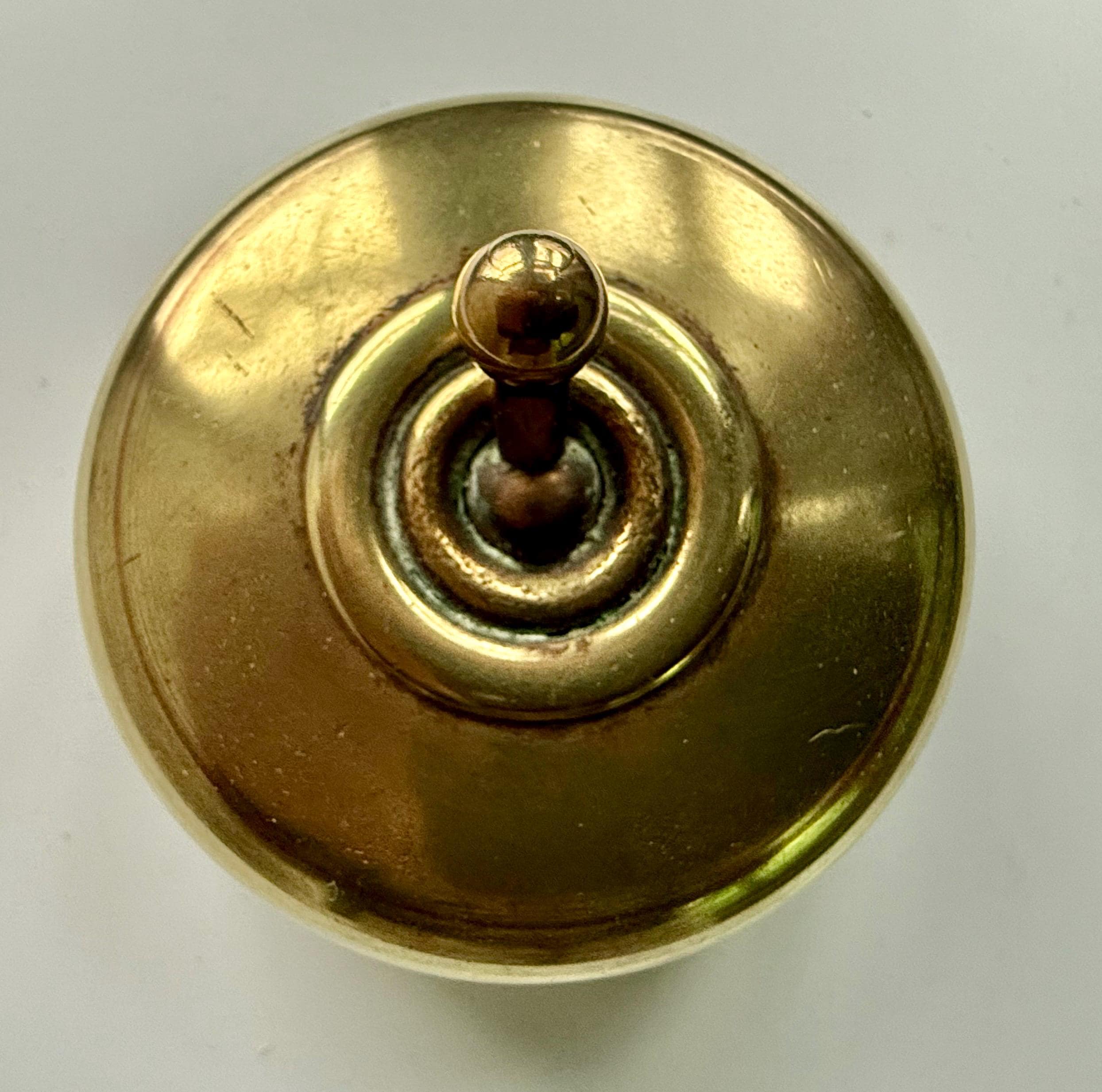 Antique English Brass Light Switch. - Etsy