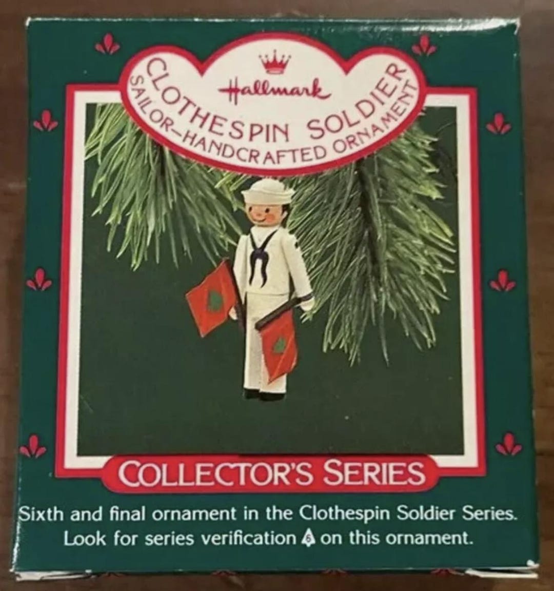 Hallmark Clothespin Soldier Collector's Series Sailor 1987 #6 - Etsy