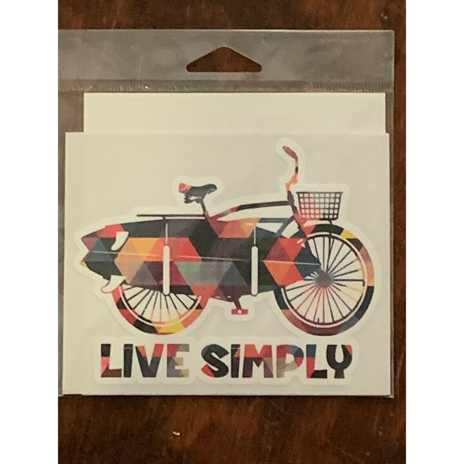 Sticker Cabana Decal 4.5 Live Simply Bike Bicycle Surfboard Multicolor ...
