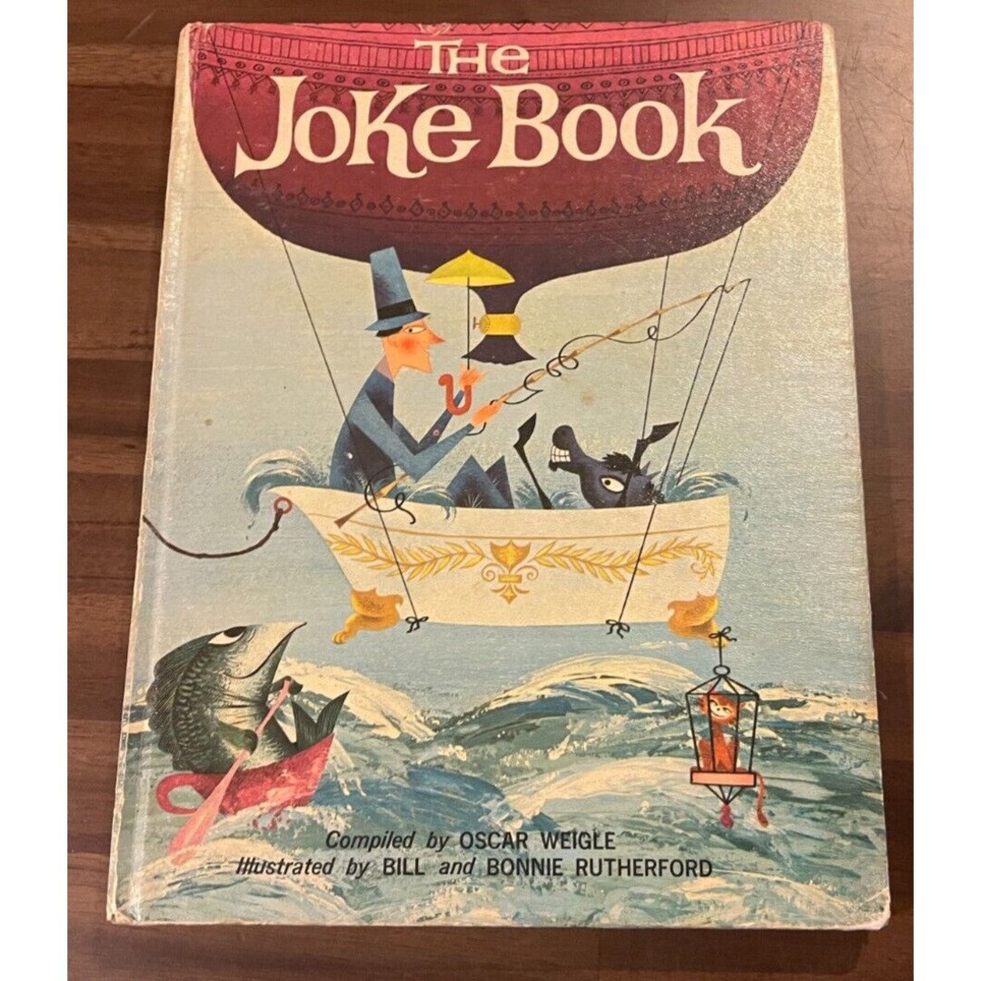 The Joke Book Oscar Weigle Bill Bonnie Rutherford Vintage Hardcover ...