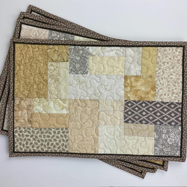 Patchwork Placemats - Etsy