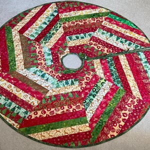 Modern Tree Skirt, Large Christmas Tree Quilt, Durable and Reusable ...