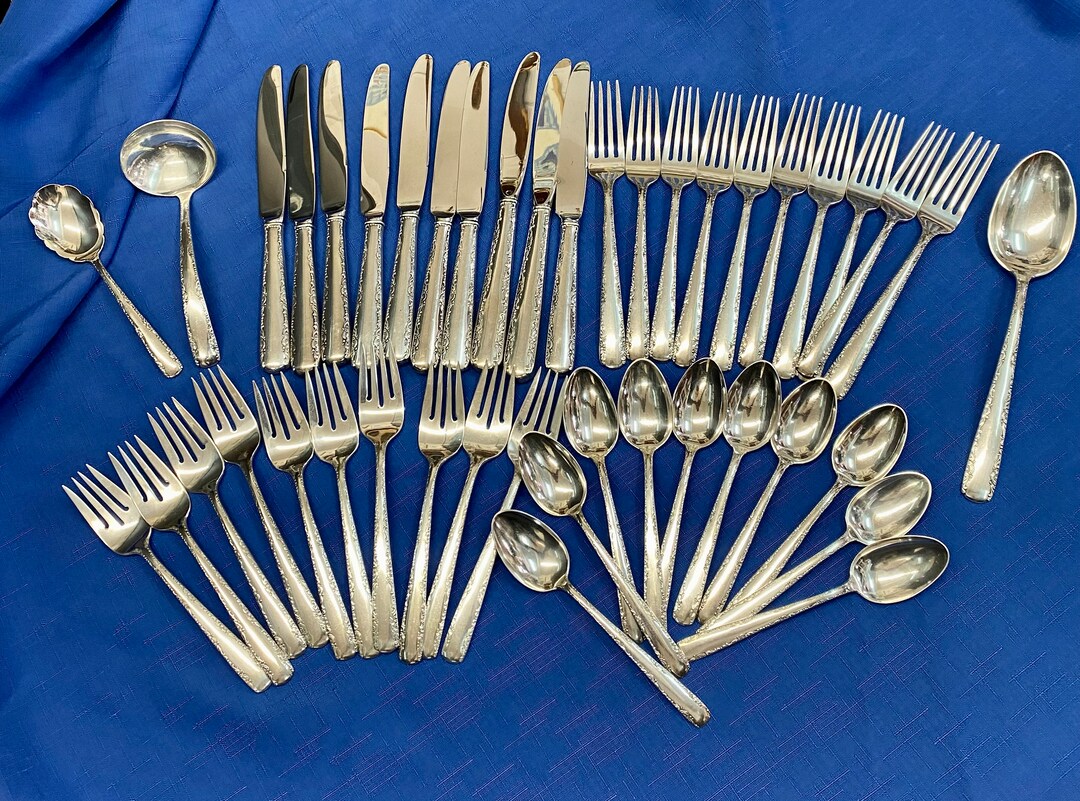 Sterling Silver Gorham Silverware Set - Etsy