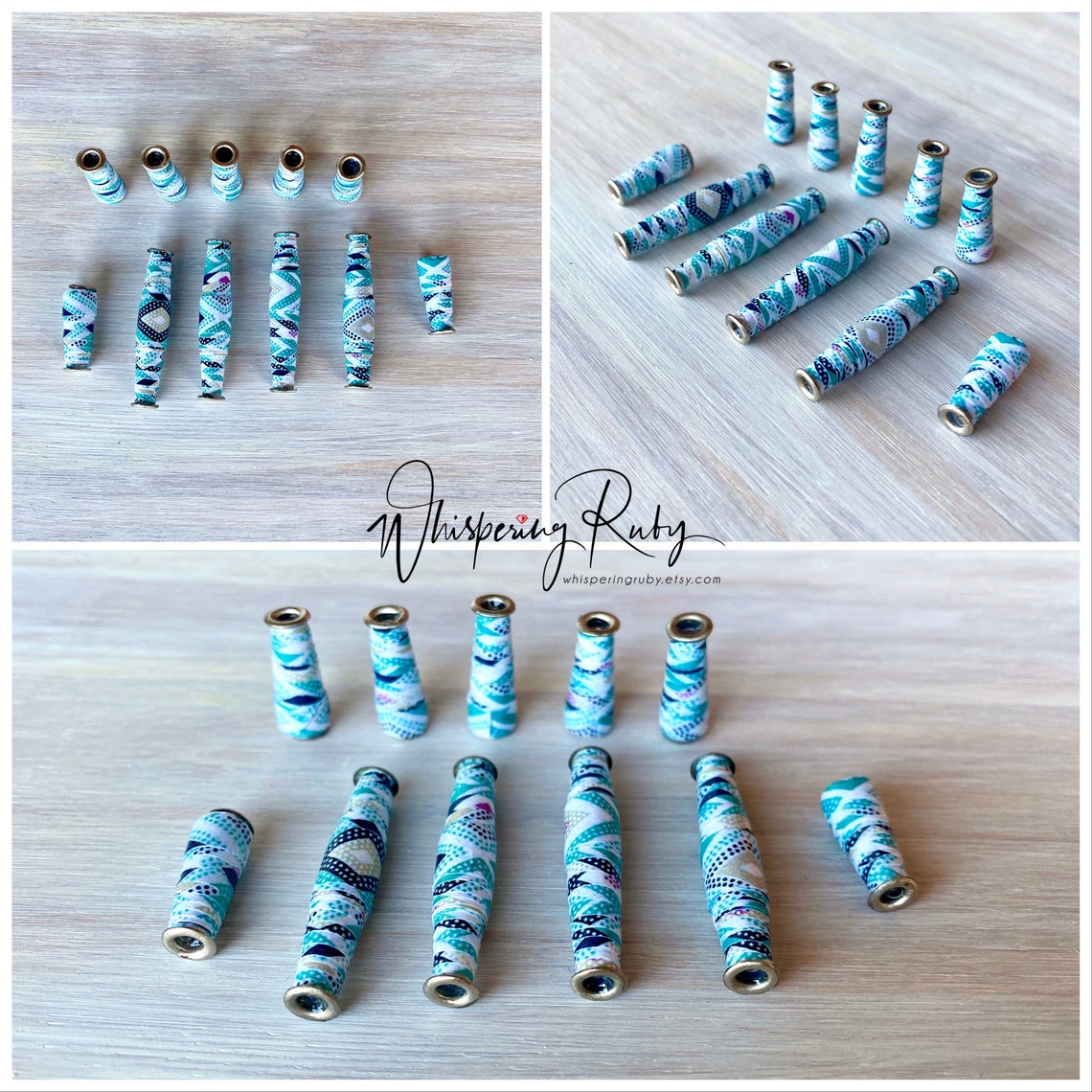 DIY Paper Beads Templates: Teardrop & Round Shapes (PDF Downloads) - Etsy