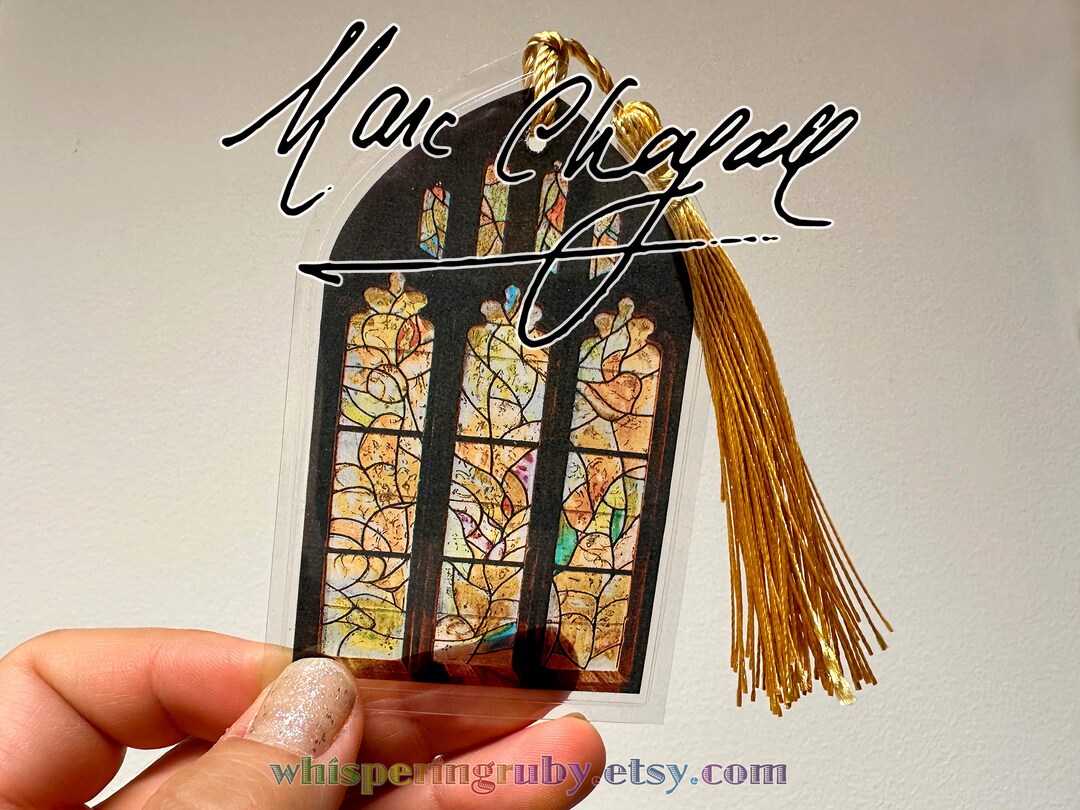 Marc Chagall Stained Glass Bookmark / Ornament With Tudeley All Saints ...