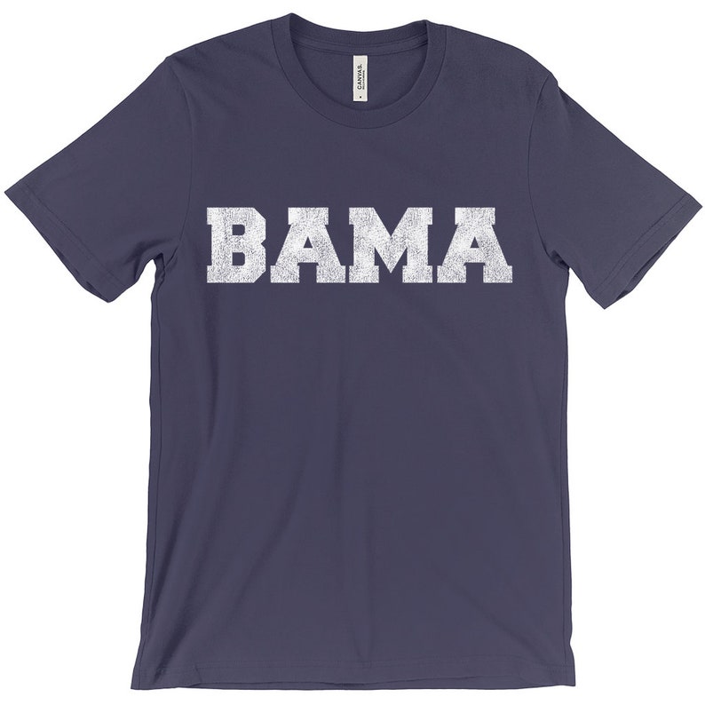 Bama Alabama Pride College Sports Vintage Font T-shirts - Etsy