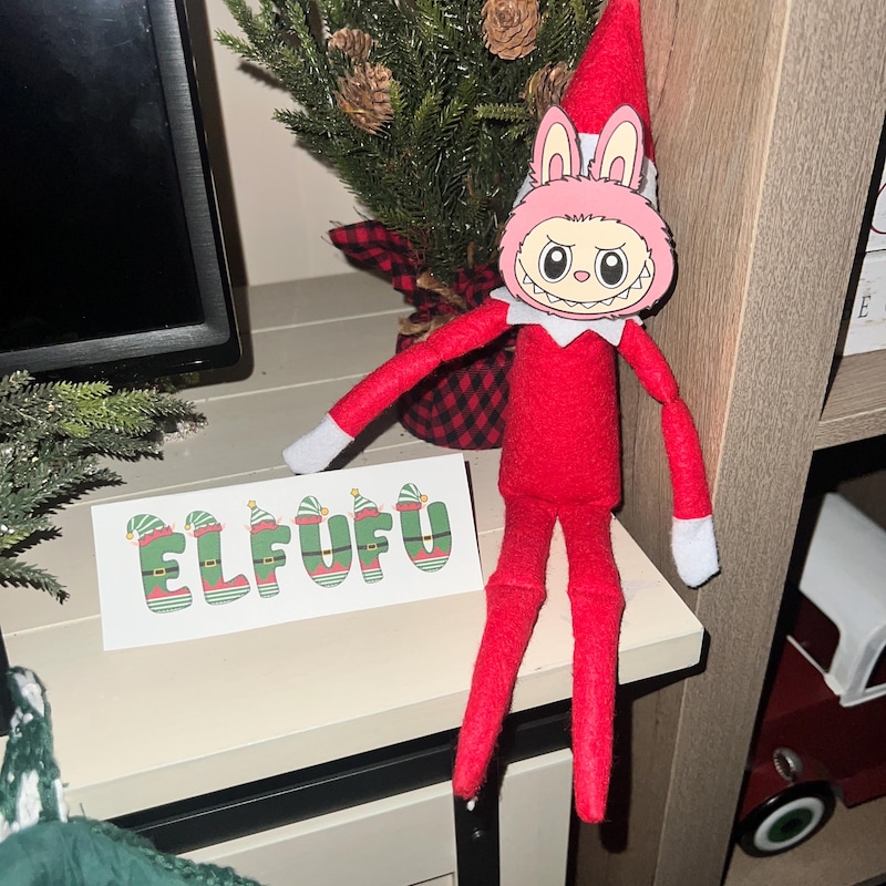Elf Labubu Prop Printable - Etsy