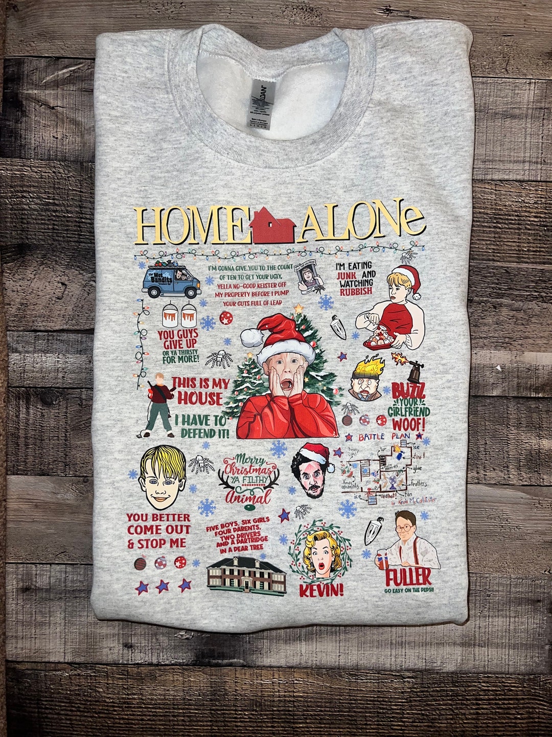 Home Alone Sweatshirt - Etsy