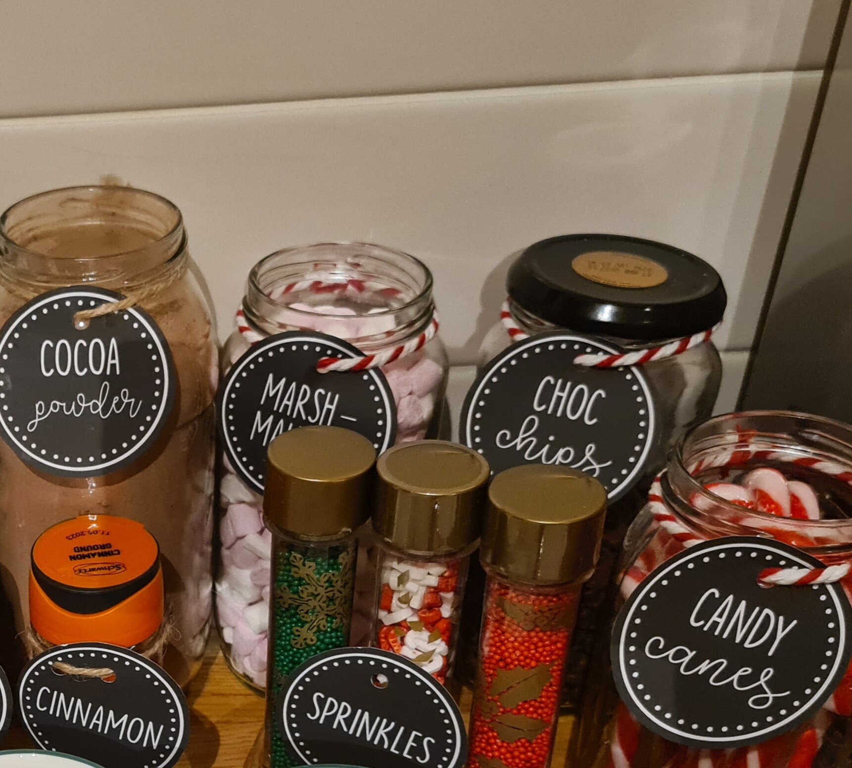 Hot Chocolate Bar Tags Labels Instant Download PDF FILES Printable ...