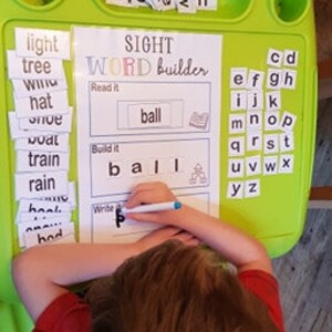 Sight Words Builder Game 105 First Words Writing Reading Download PDF ...