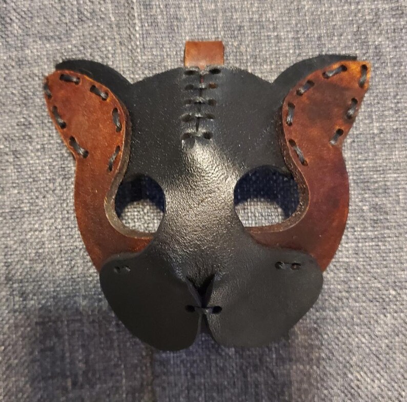 Leather Cat Key Chain | 100% Handmade | Made in USA |genuine Leather ...