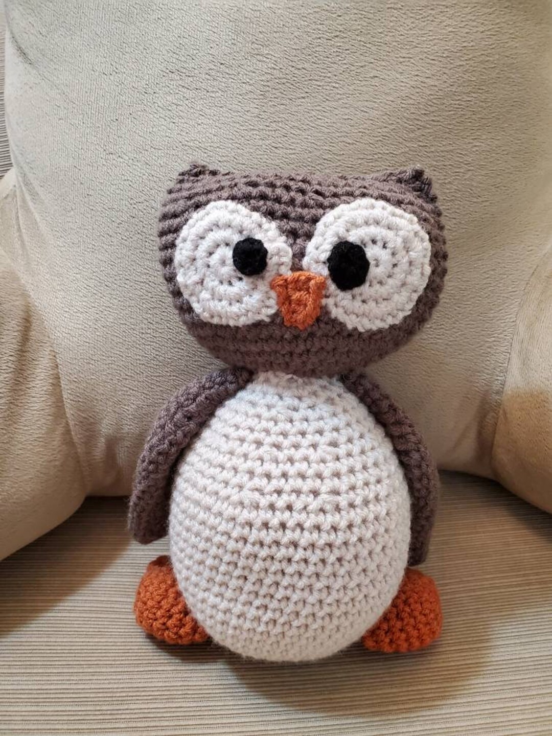 Handmade Crochet Owl Plush - Otto the Owl - Baby Safe - Etsy