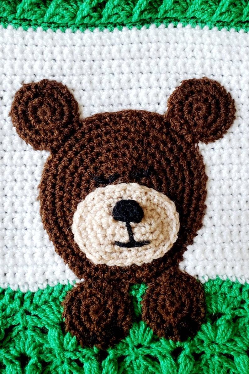 Sleeping Bear Baby Blanket - Etsy