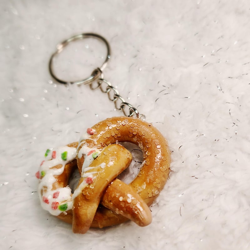 Kawaii Clay Key Ring - Etsy