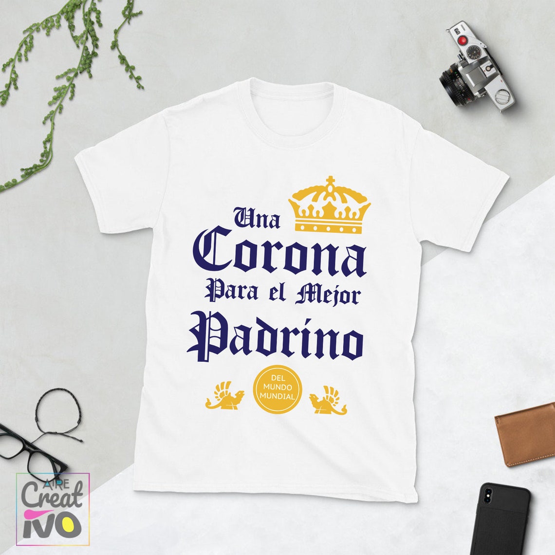 CORONA PADRINO/ Español /spanish / SWEATSHIRT / Shirt / Vynil Heat ...