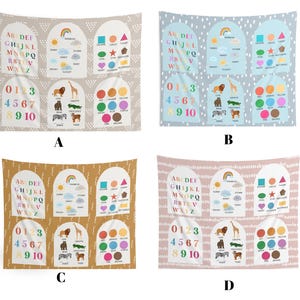 Educational Poster, Educational Banner, Color Chart, Alphabet Poster ...