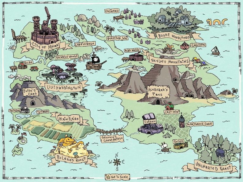 Custom Dungeons and Dragons Campaign Maps - Etsy