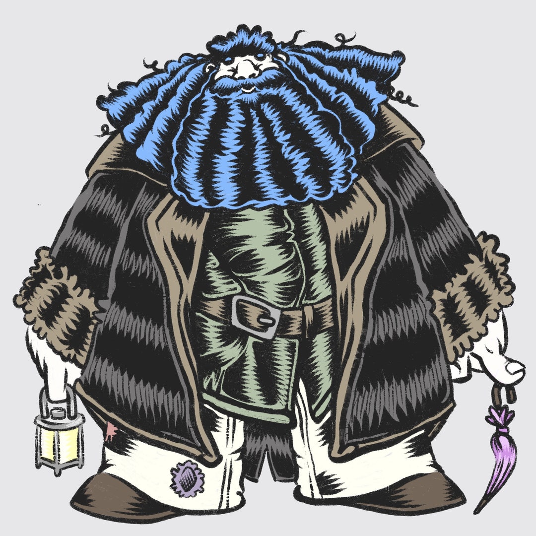 Dnd Character Printmaking-style Commission - Etsy