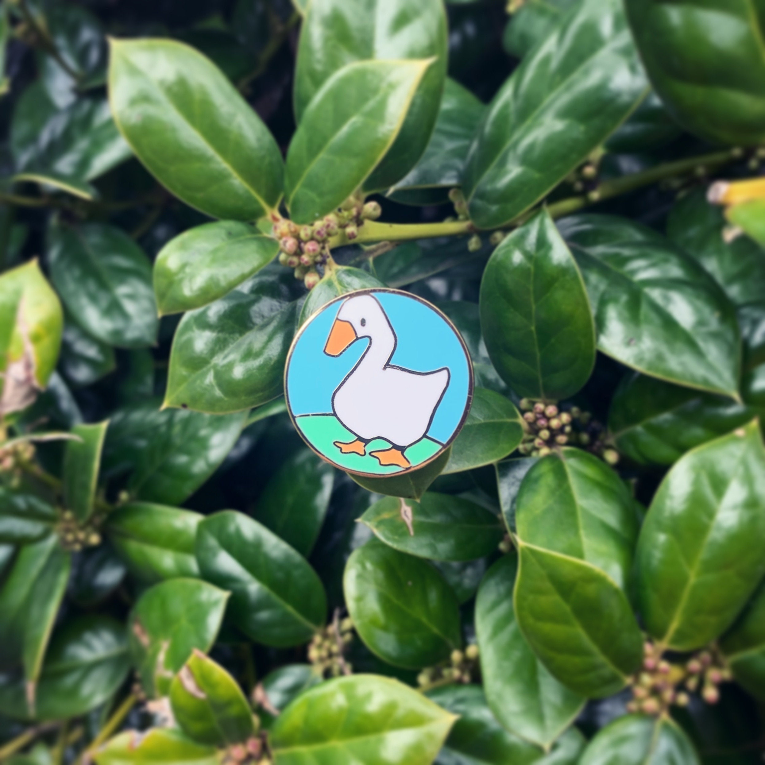 Goose Pin - Etsy