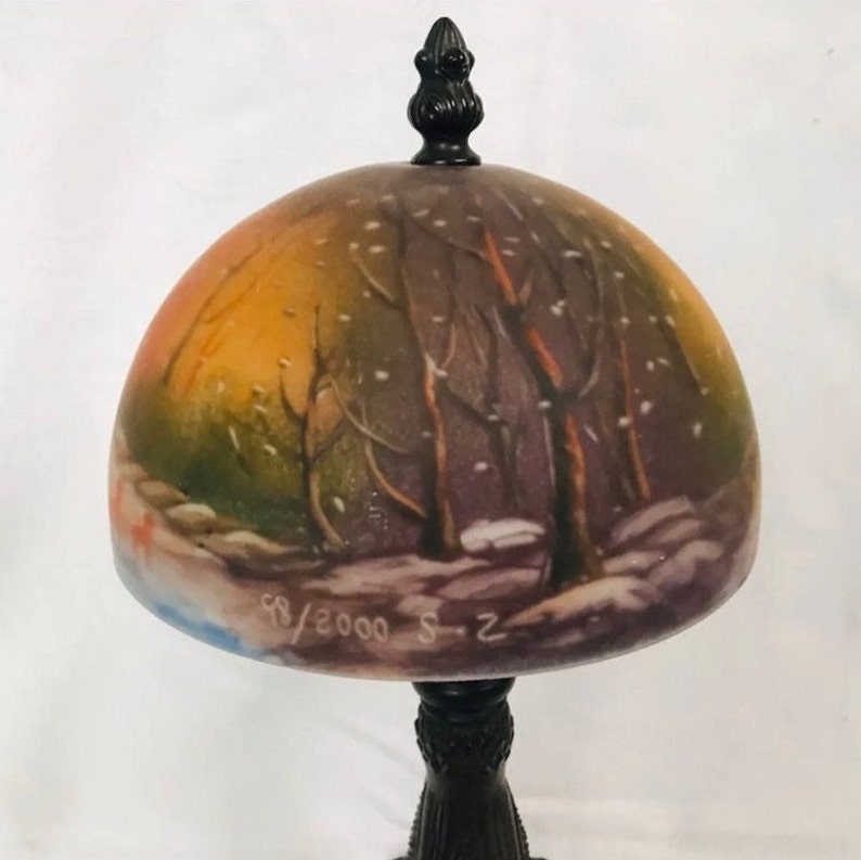 Aura Galaxy Reverse Painted Lamp Shade | Etsy