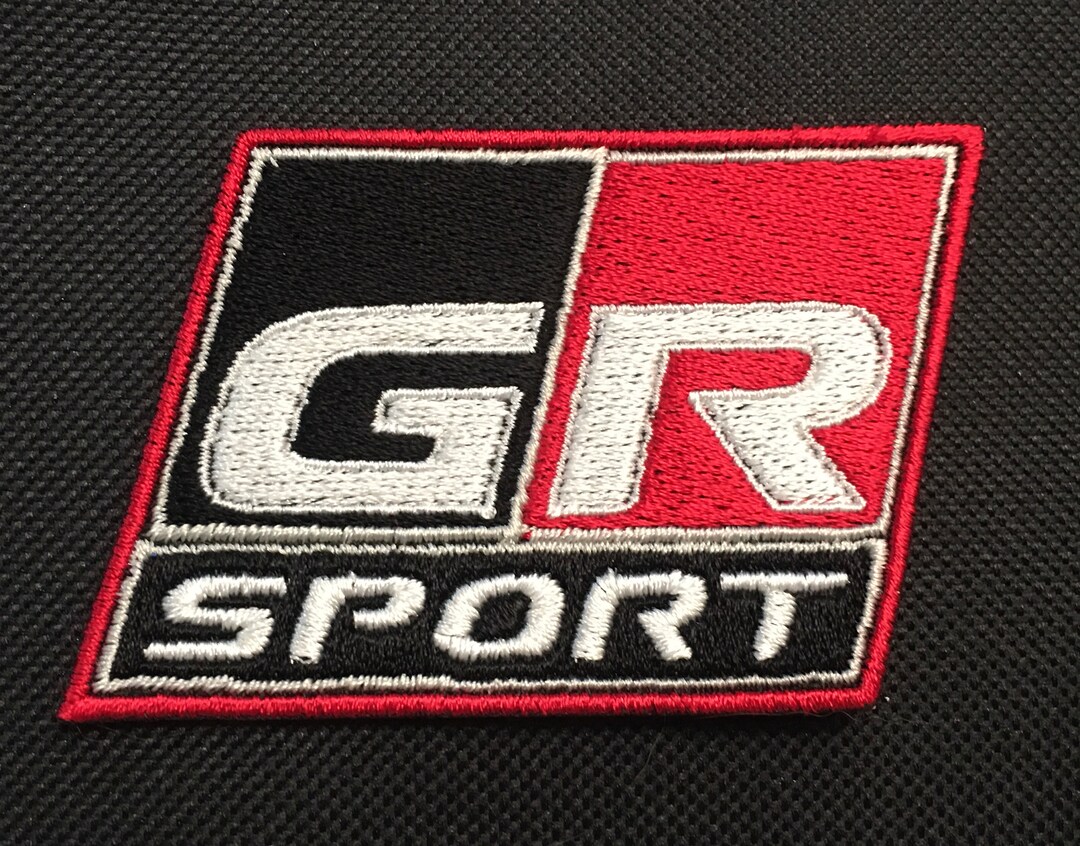 Toyota GR Sport Patch Gazoo Racing Patch GR Sport Embroidered - Etsy