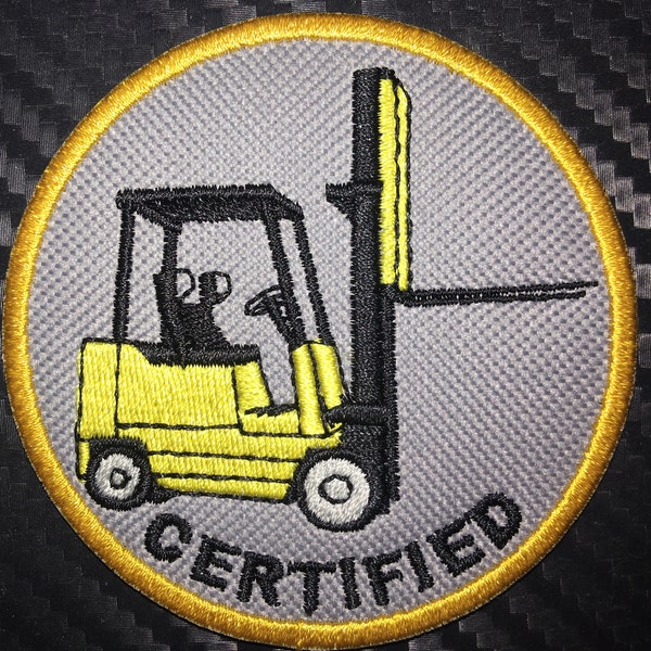 Forklift Patch - Etsy