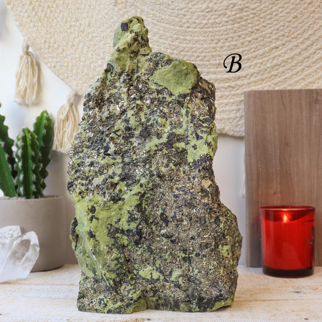 Serpentine Decorator, Repel Negative Energy, Crystal Statement Piece ...