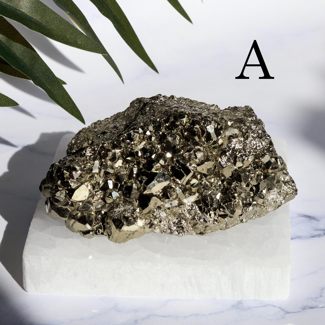 Natural Pyrite Clusters, Ethically Sourced, Abundance and Prosperity ...
