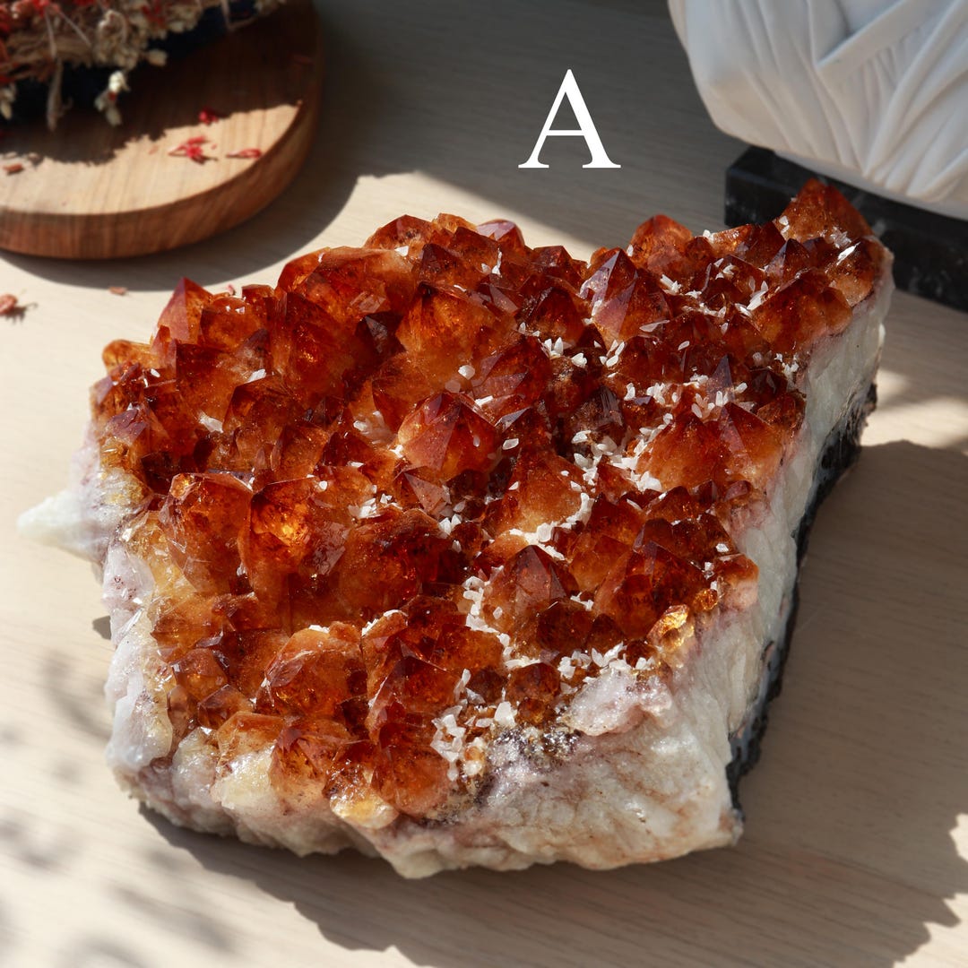 Extra-large Grade A Citrine Clusters, Ethically Sourced Citrine From ...