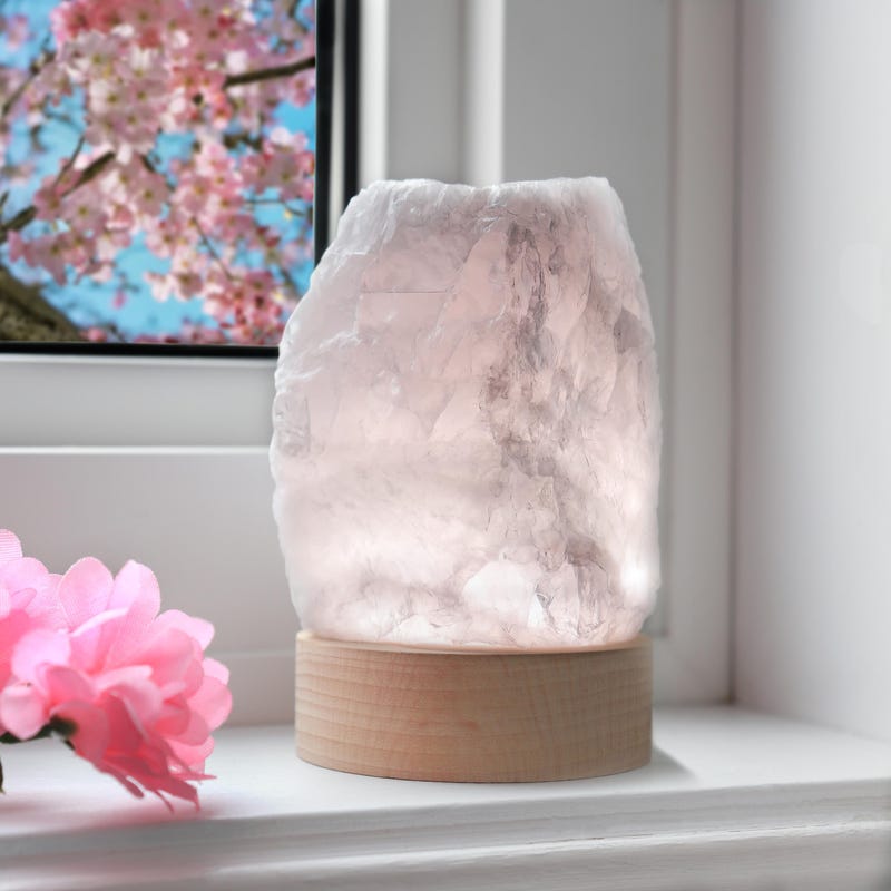 Raw Crystal Lamp - Etsy