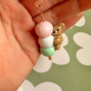 Dango Stick Keychain, Japanese Charm, Cute Backpack Accessory - Etsy