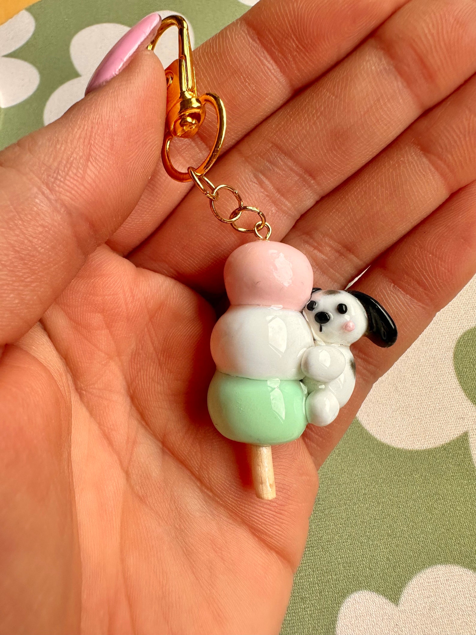 Dango Stick Keychain, Japanese Charm, Cute Backpack Accessory - Etsy